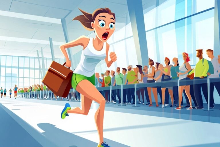 It's a long, long walk through the airport. Here's your survival guide.
